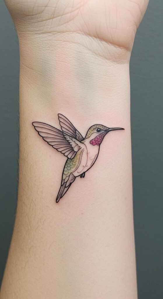 23 Stunning Fine Line Hummingbird Tattoos to Elevate Your Graceful ...