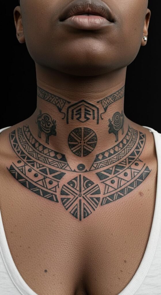 22+ Stunning African Tattoos That Celebrate Tribal Heritage in Bold ...