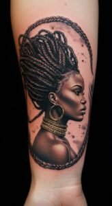 23+ Stunning African Queen Tattoos That Radiate Pure Royalty and Power ...
