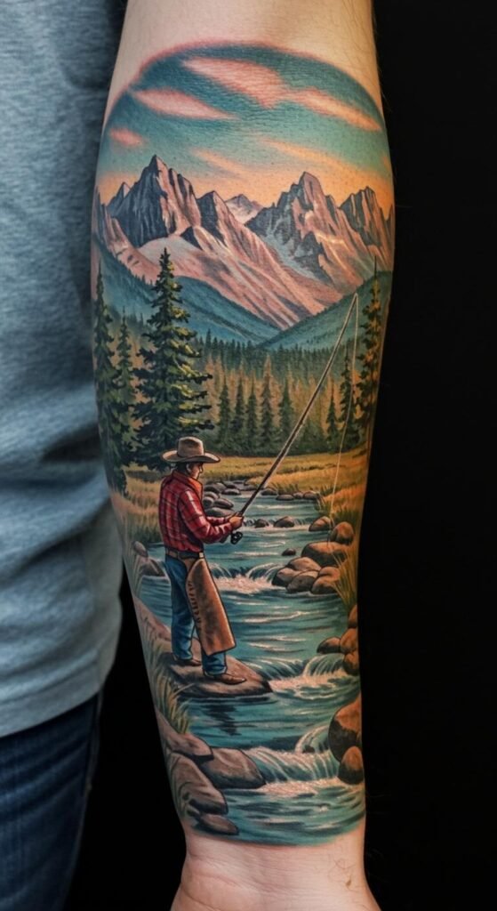 25+ Rugged Cowboy Sleeve Tattoos That Channel Wild West Vibes ...